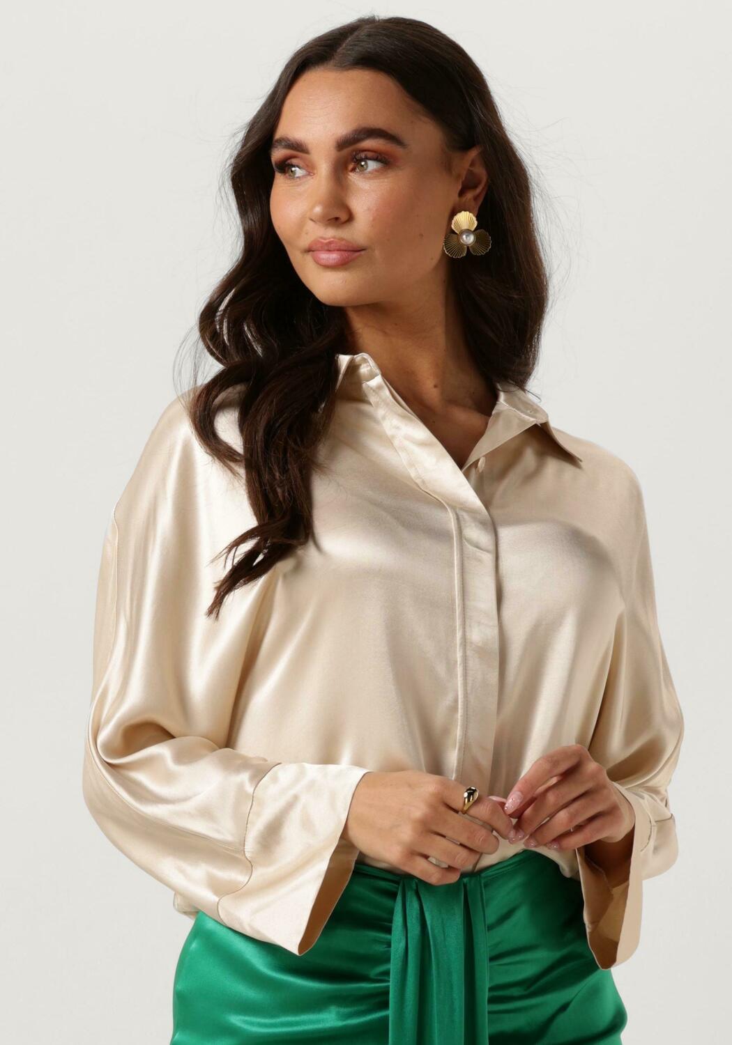 Beige GREEK ARCHAIC KORI Blouses 150072 | Omoda