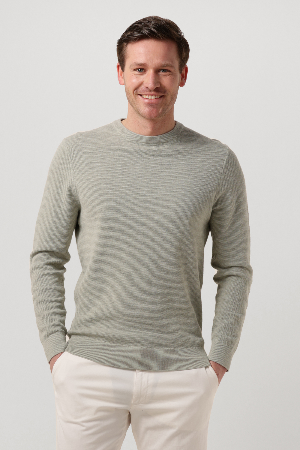 Groene PROFUOMO Trui PPUJ10023 | Omoda