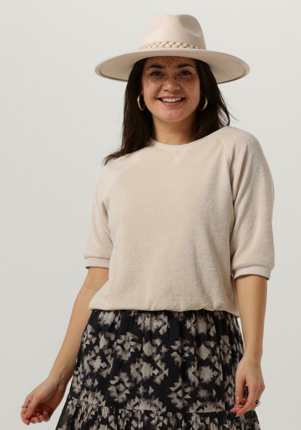 Bruine BY-BAR Top NEVA SLUB TOP | Omoda