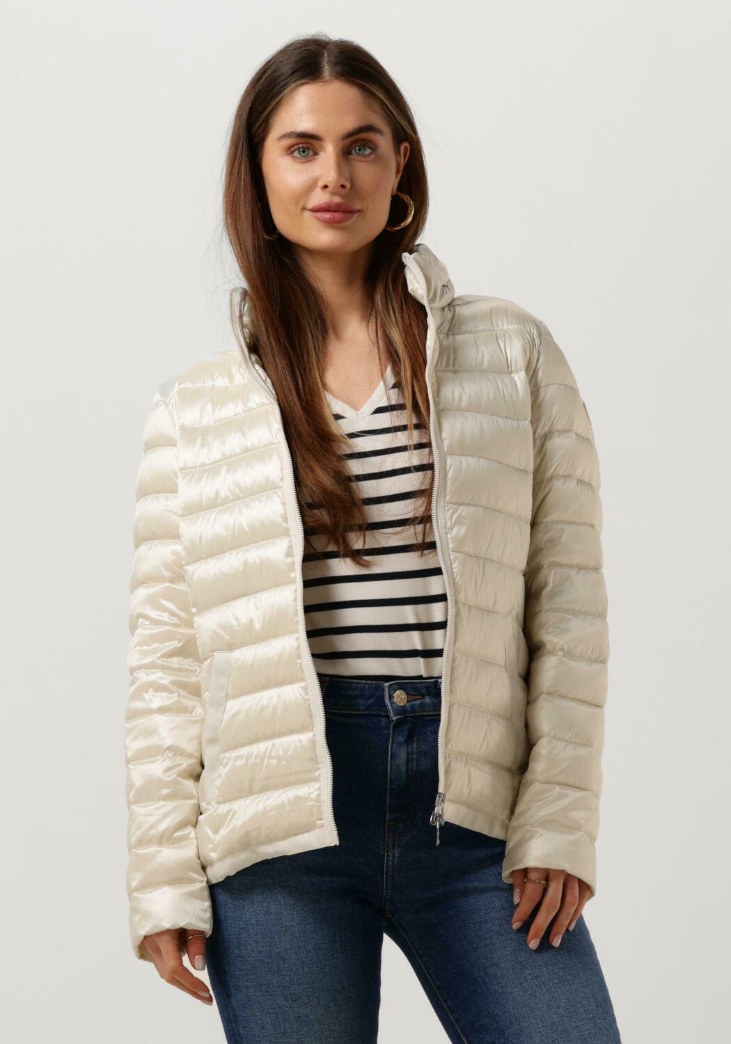 Creme BEAUMONT Gewatteerde jas DOWN RIBTAPE JACKET | Omoda