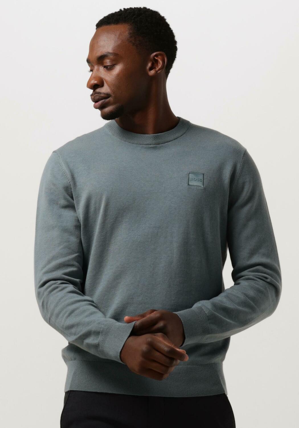 Groene BOSS ORANGE Trui KANOVANO_S 10265856 01 | Omoda