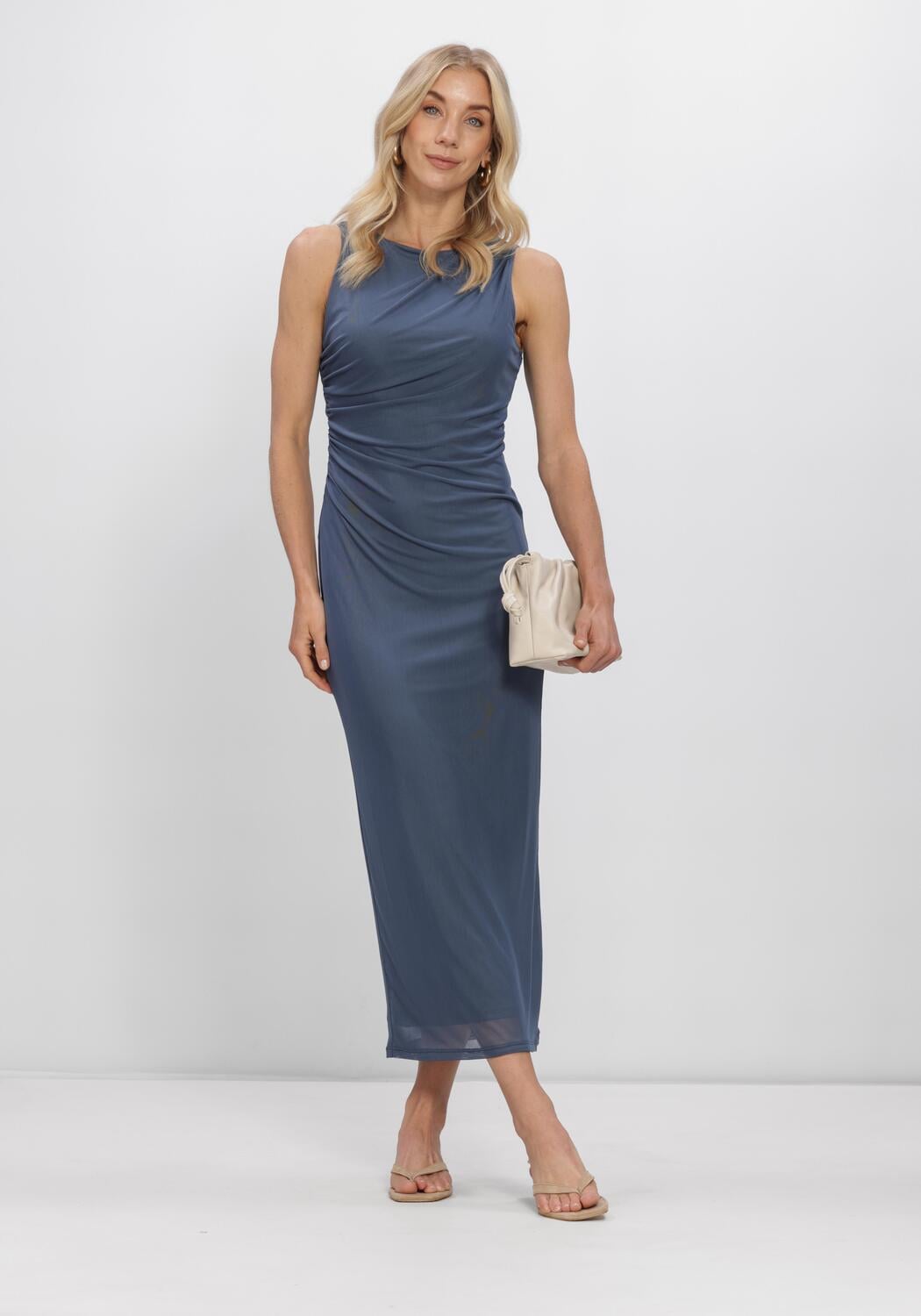 Blauwe EDITED Jurken NOURA DRESS | Omoda