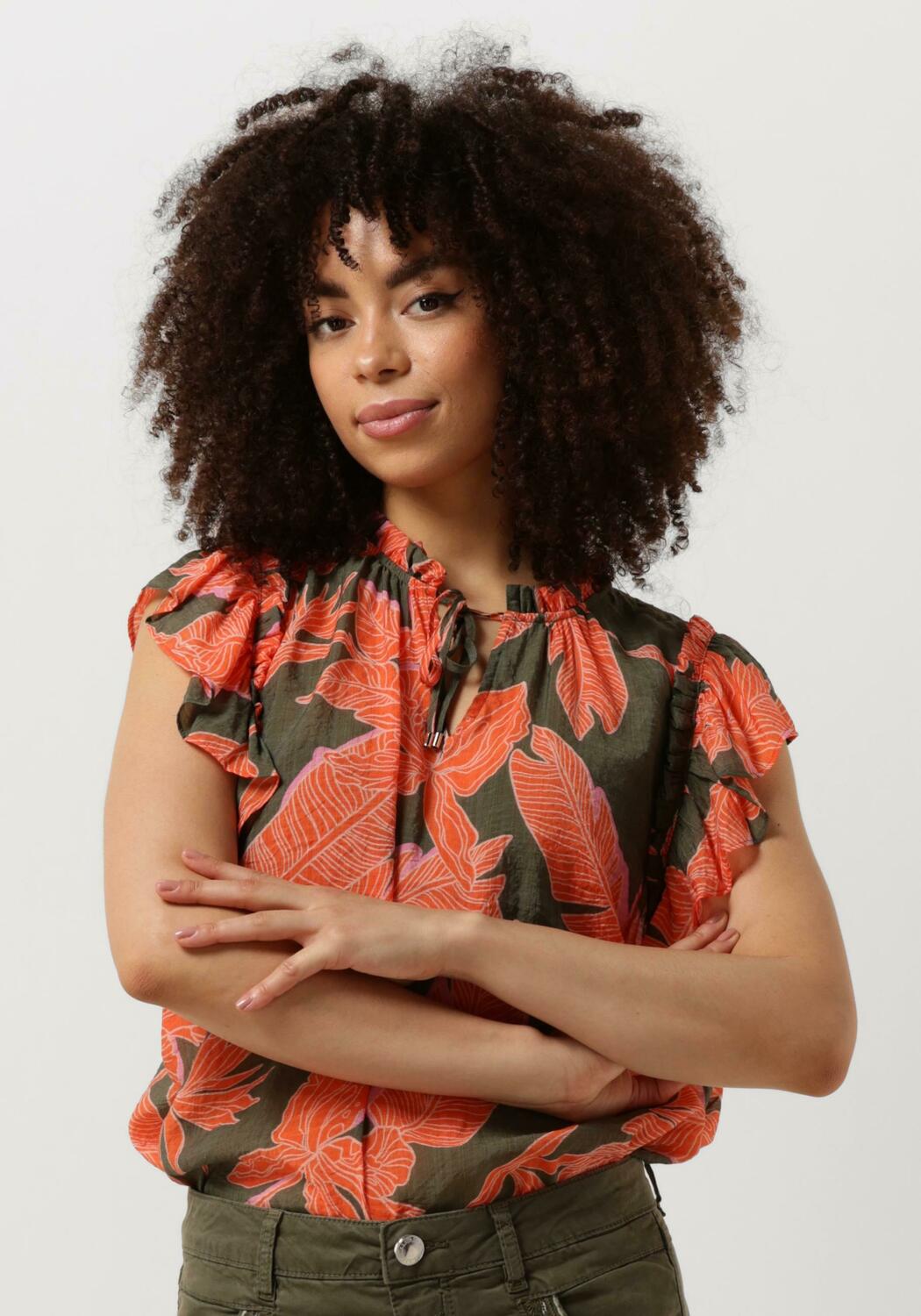 Groene MOS MOSH Top TEA GRACE | Omoda