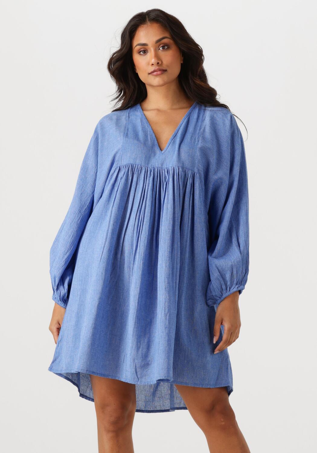 Blauwe BY-BAR Mini jurk PHILOU ATHIA DRESS | Omoda