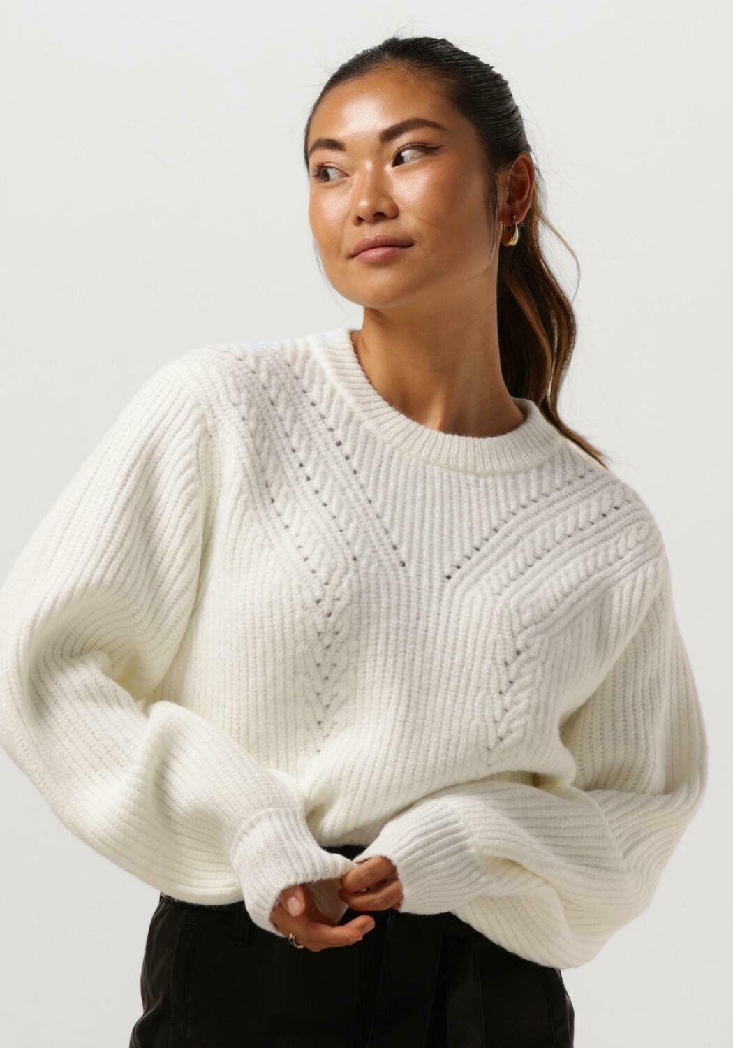 Gebroken wit NEO NOIR Trui GIMORA KNIT BLOUSE | Omoda