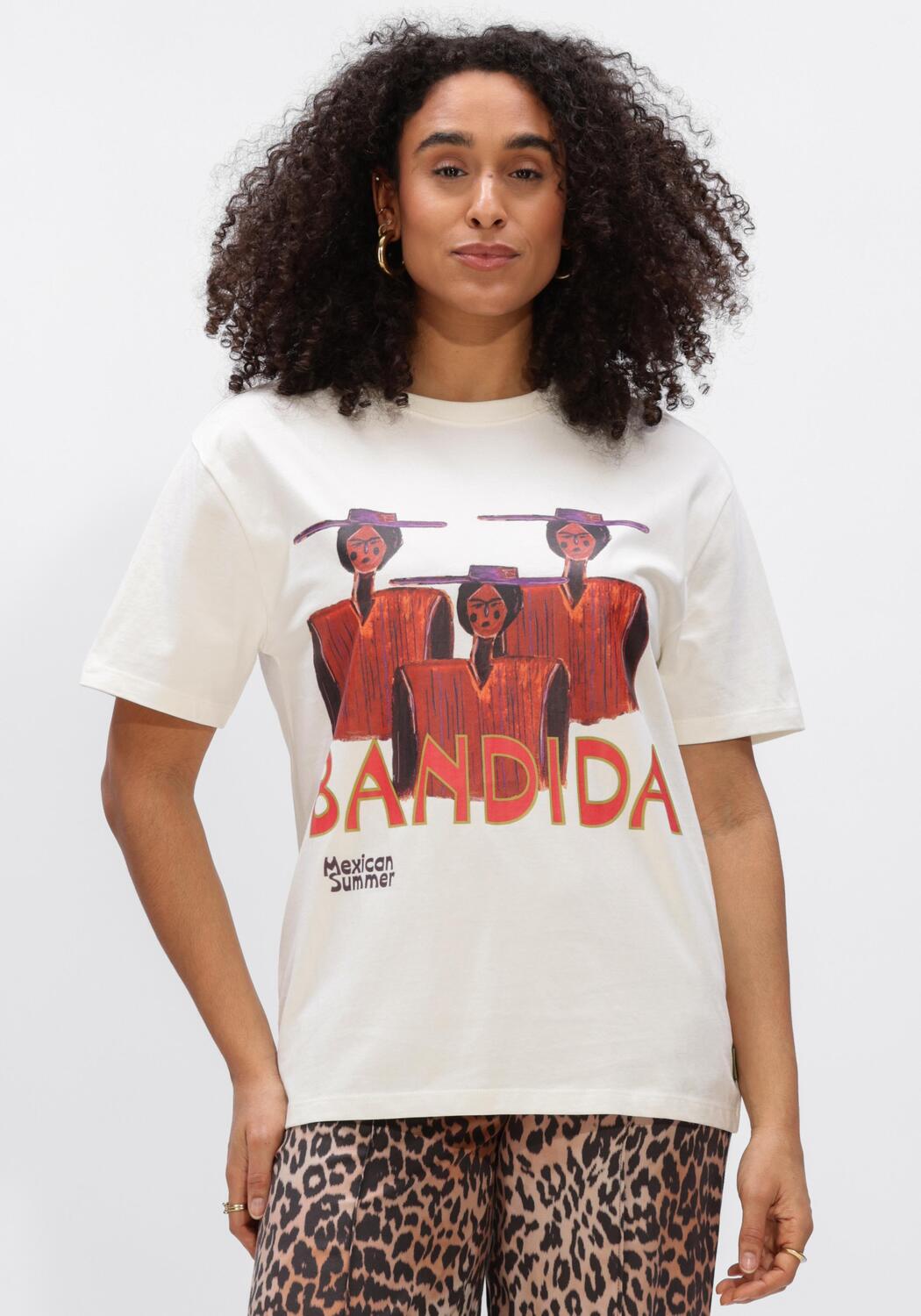 Ecru HARPER & YVE T-shirt BANDIDA-SS | Omoda