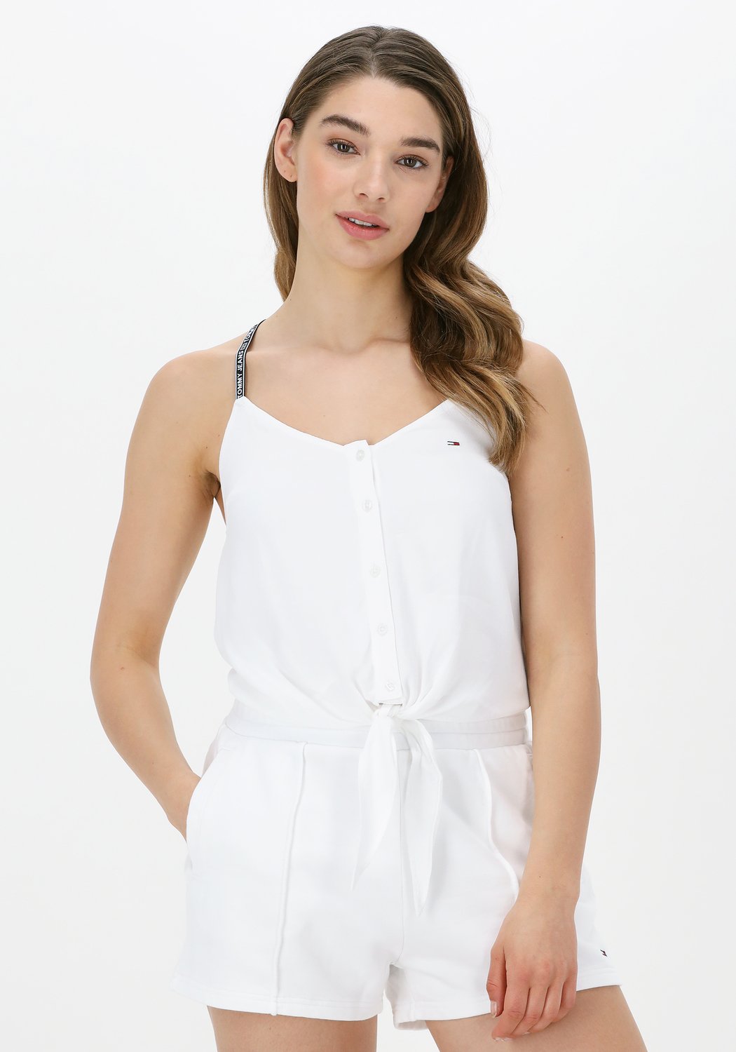 Witte TOMMY JEANS Top TJW ESSENTIAL STRAPPY TOP | Omoda