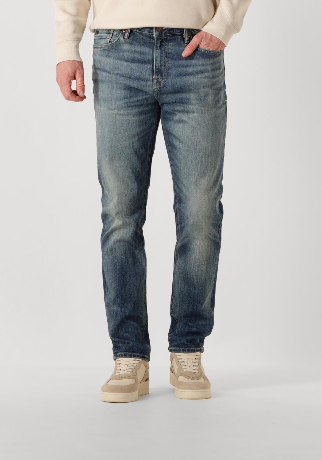 Blauwe CAST IRON Jeans VALVER REGULAR ALL BLUE AUTHENTIC | Omoda