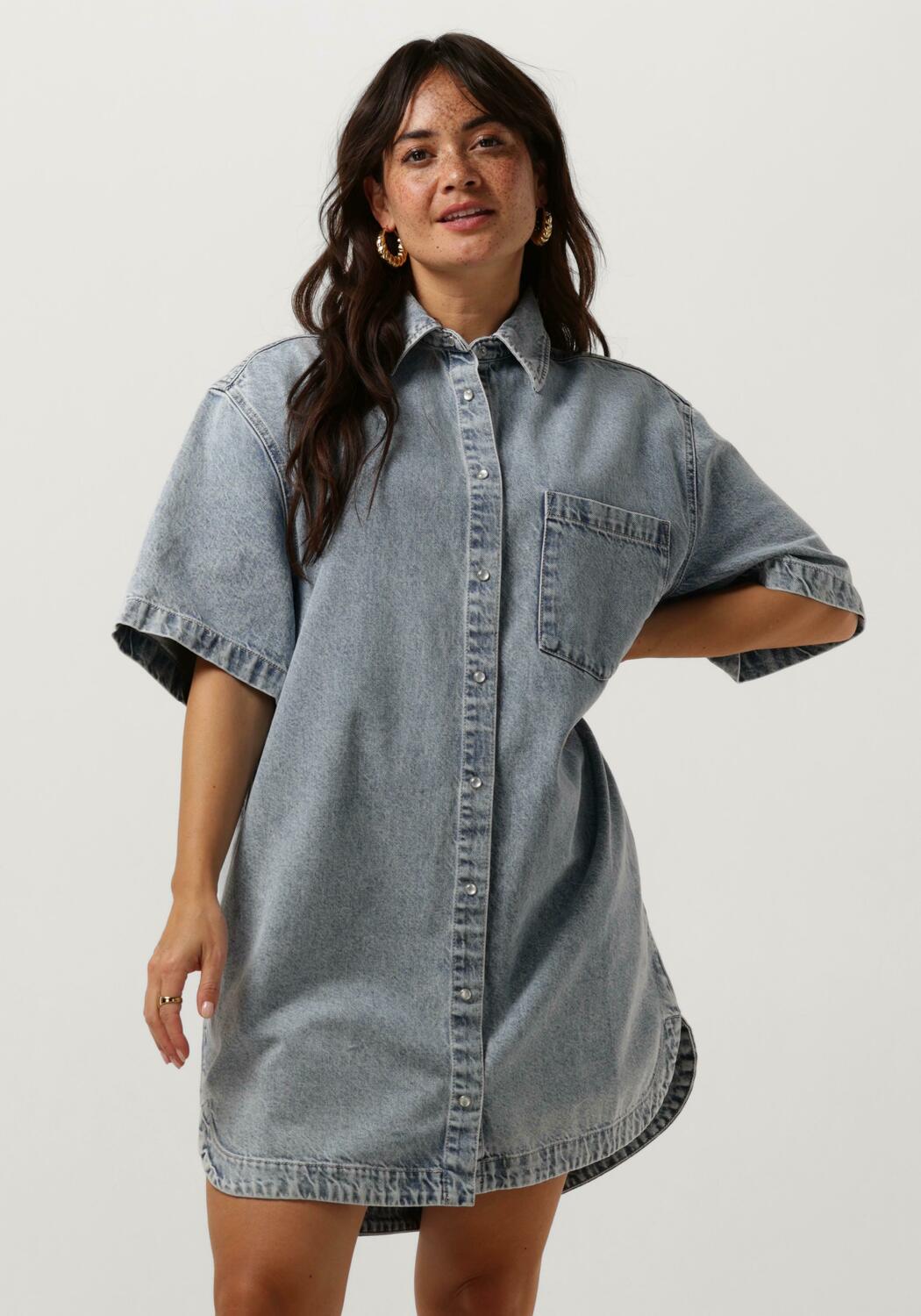 Blauwe CATWALK JUNKIE Mini jurk DR BIBA | Omoda