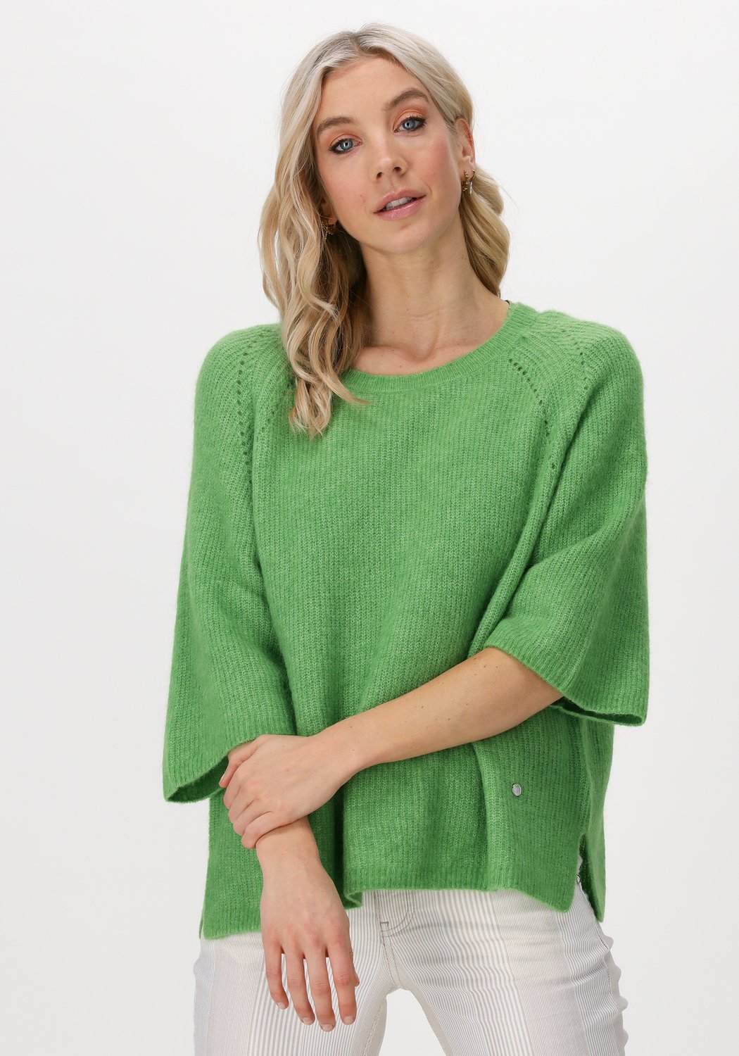 Groene MOS MOSH Trui TACI KNIT | Omoda