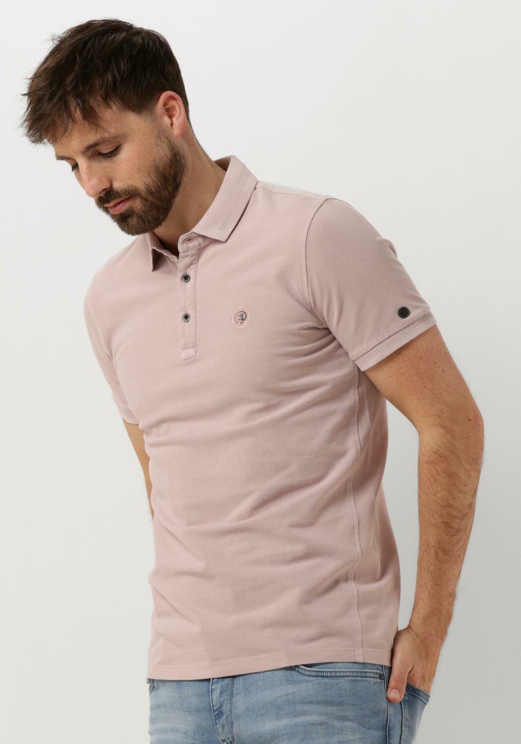 Paarse CAST IRON Polo SHORT SLEEVE POLO COTTON GD PIQUE | Omoda