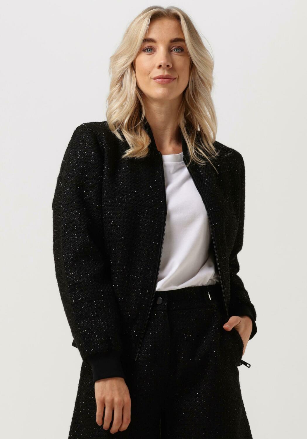 Zwarte GUESS Jack MELANIE JACKET | Omoda