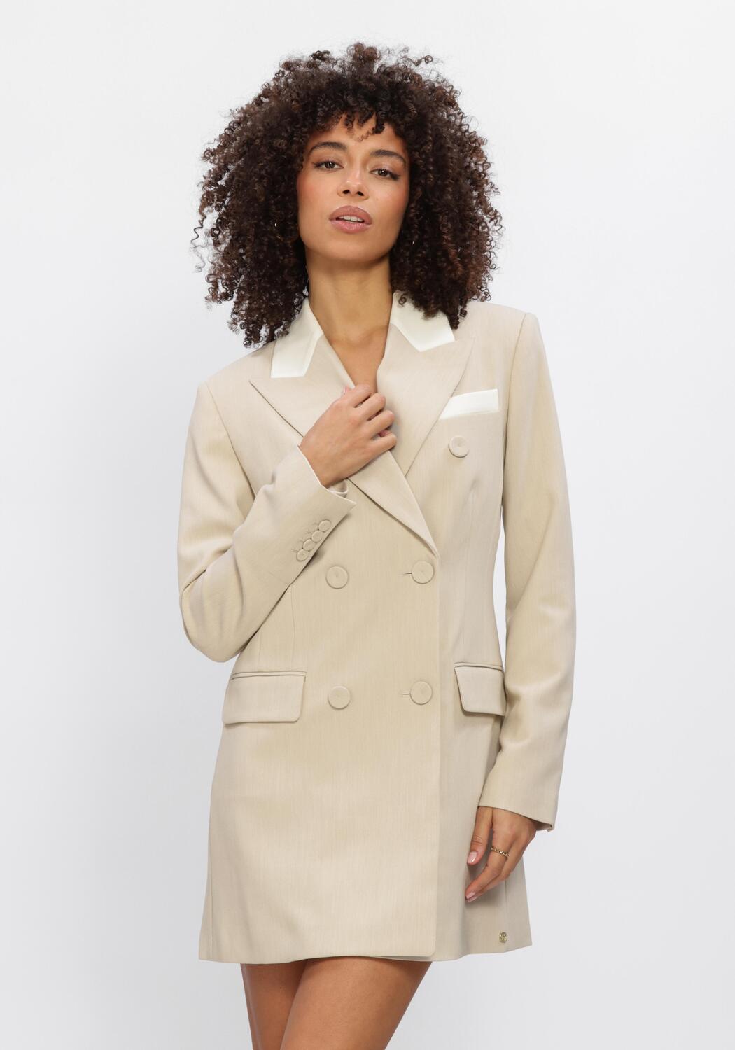 Beige JOSH V Mini jurk VANA | Omoda