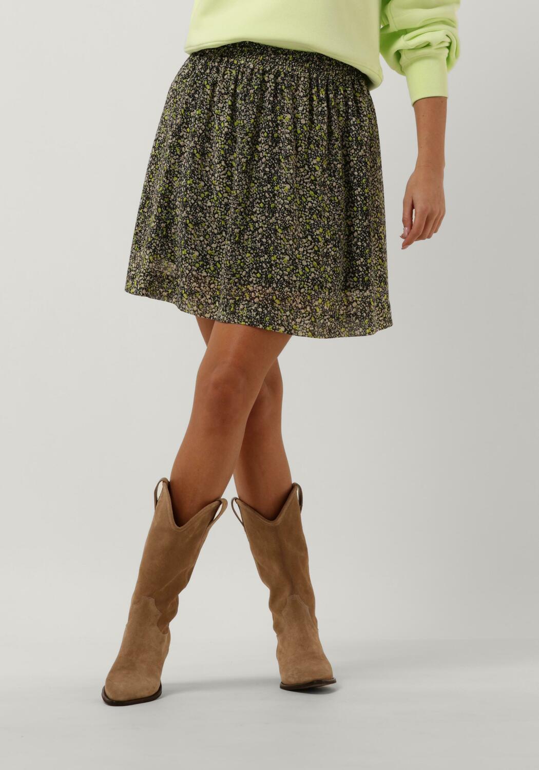 Groene CATWALK JUNKIE Minirok SK MOSS FLOWERS | Omoda