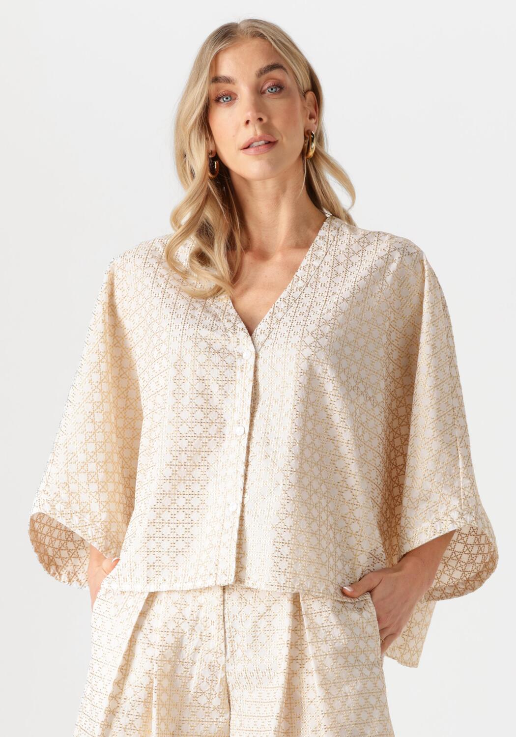 Gouden GREEK ARCHAIC KORI Blouses 350013 | Omoda