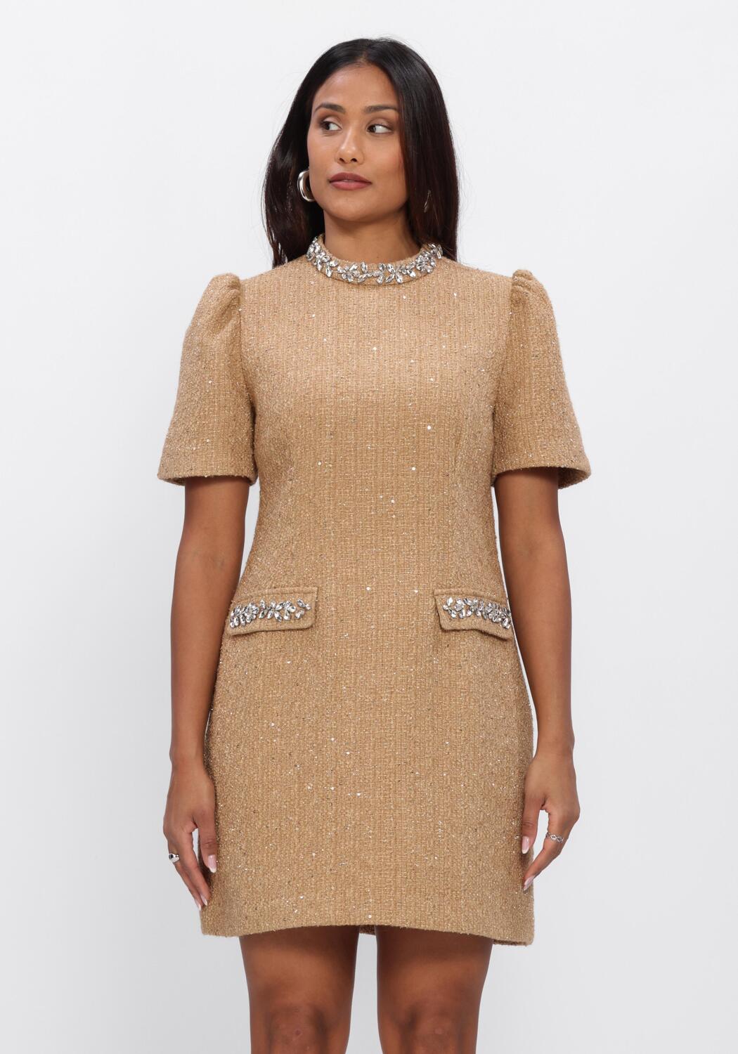 Camel LINA LOCCHI Mini jurk LL-AGNESE | Omoda