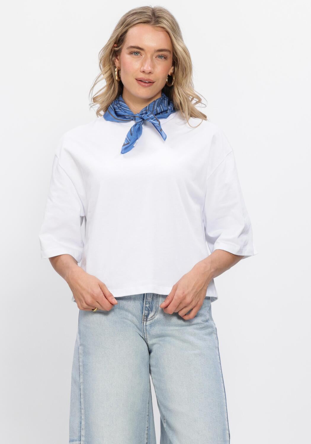 Witte EDITED T-shirt ENZO | Omoda