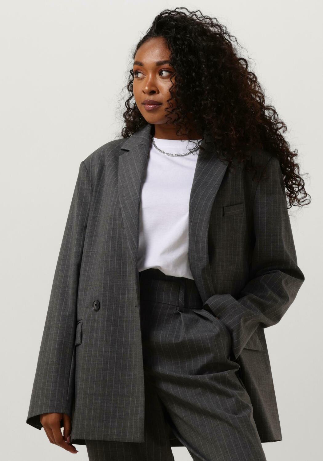 Grijze PENN & INK Blazer W23N1423 | Omoda