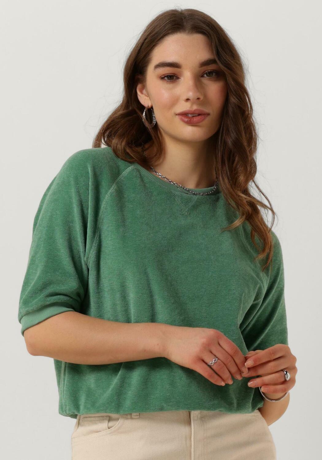 Groene BY-BAR Top NEVA SLUB TOP | Omoda