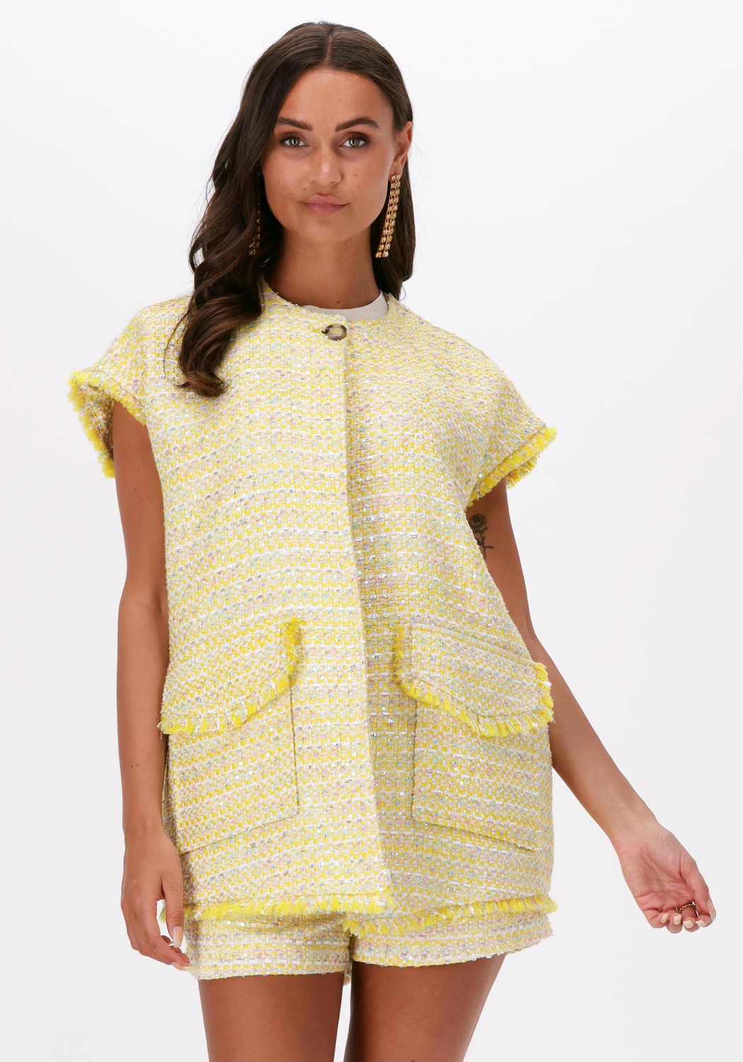 Gele SILVIAN HEACH Gilet JACK GILET NANTU | Omoda