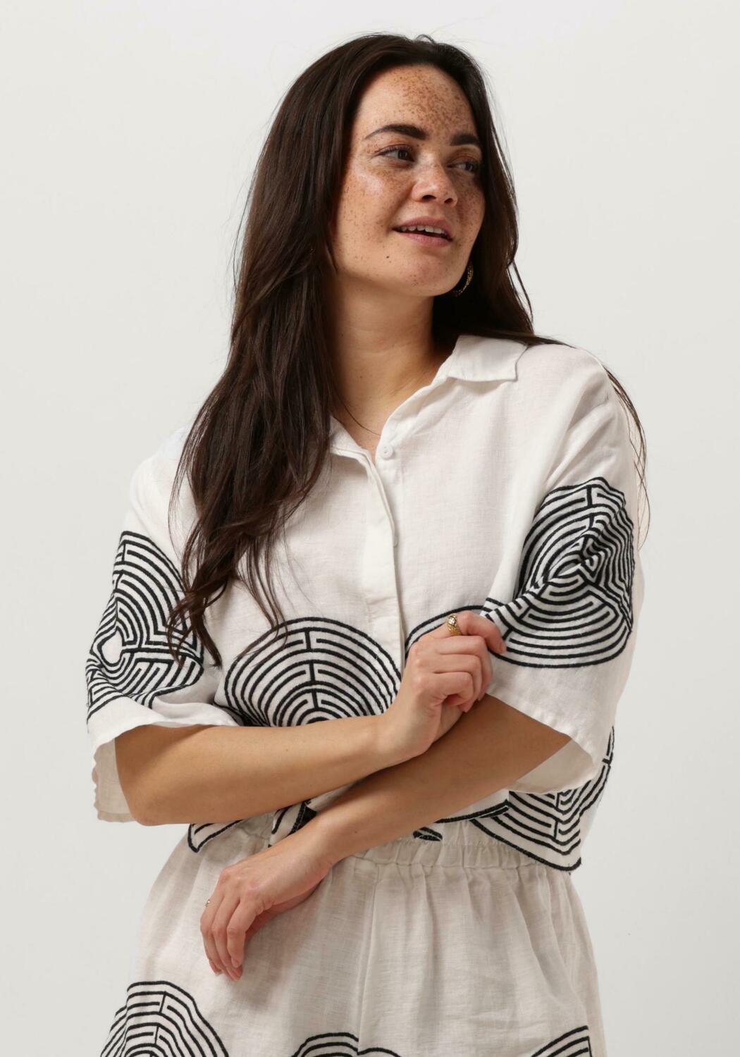 Witte GREEK ARCHAIC KORI Blouses 250021 | Omoda