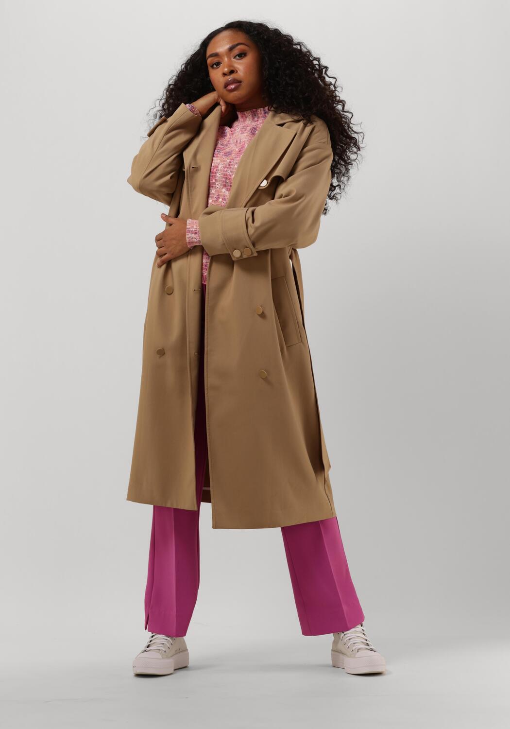 Bruine SECOND FEMALE Trenchcoats SILVIA CLASSIC TRENCHCOAT | Omoda