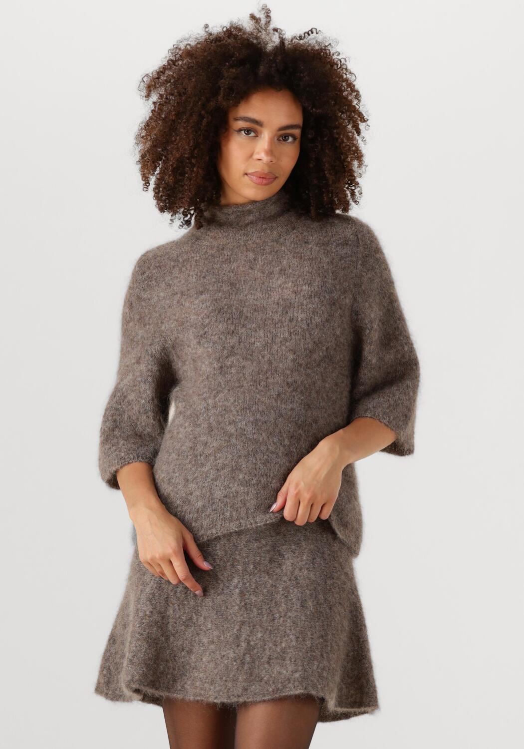Taupe SECOND FEMALE Coltrui EMMALOU KNIT SS | Omoda