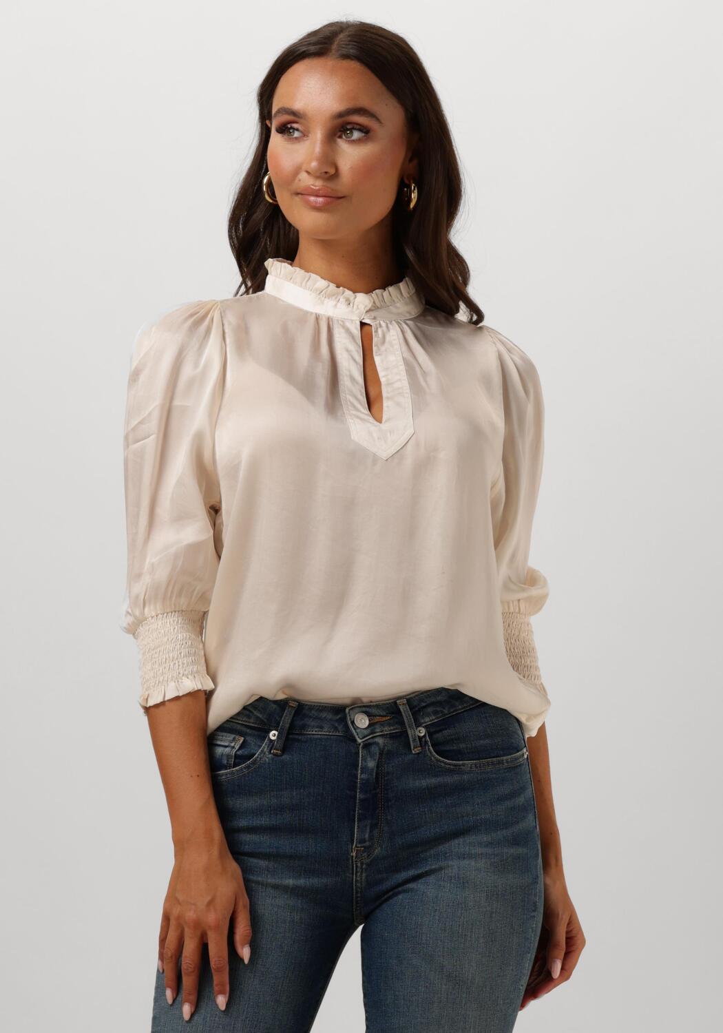 Beige EST'SEVEN Blouses ELISE BLOUSE | Omoda