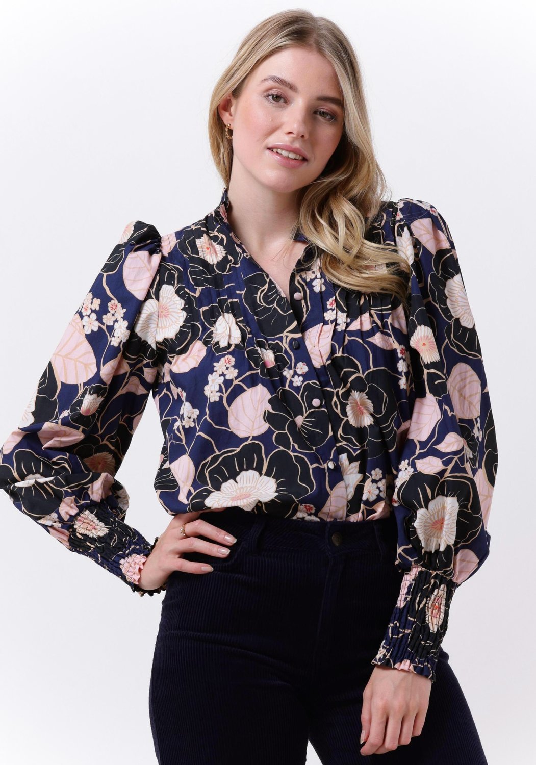 Blauwe FABIENNE CHAPOT Blouse ARLENE BLOUSE | Omoda