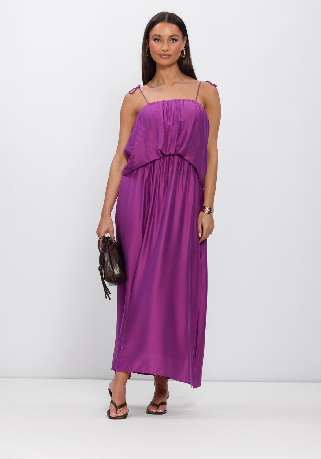 Paarse NEMA Jurken N261 | Omoda
