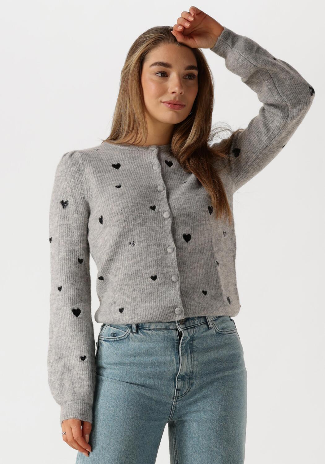 Grijze FABIENNE CHAPOT Vest LIDIA CARDIGAN | Omoda