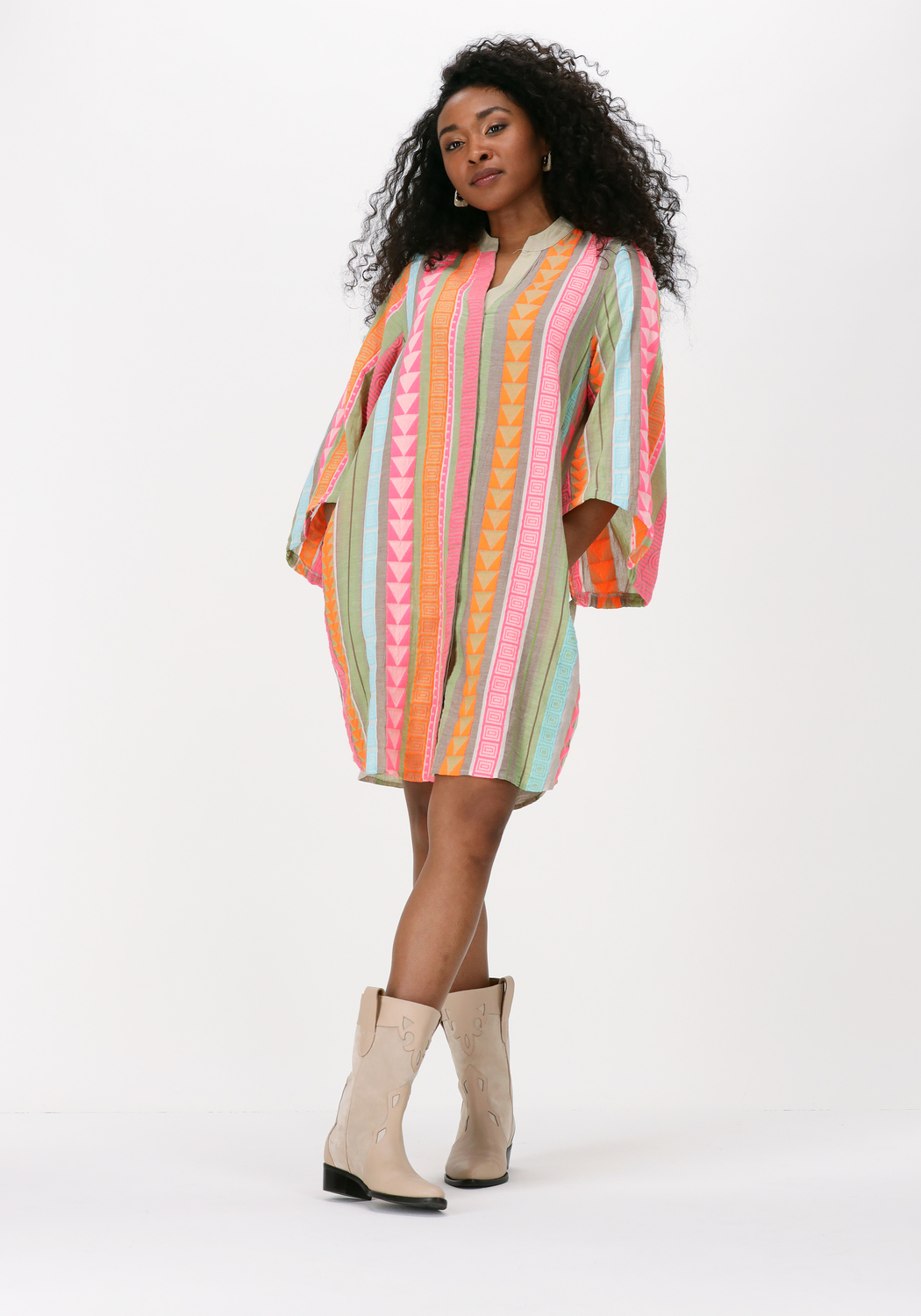 Roze DEVOTION Mini jurk LASITHI | Omoda