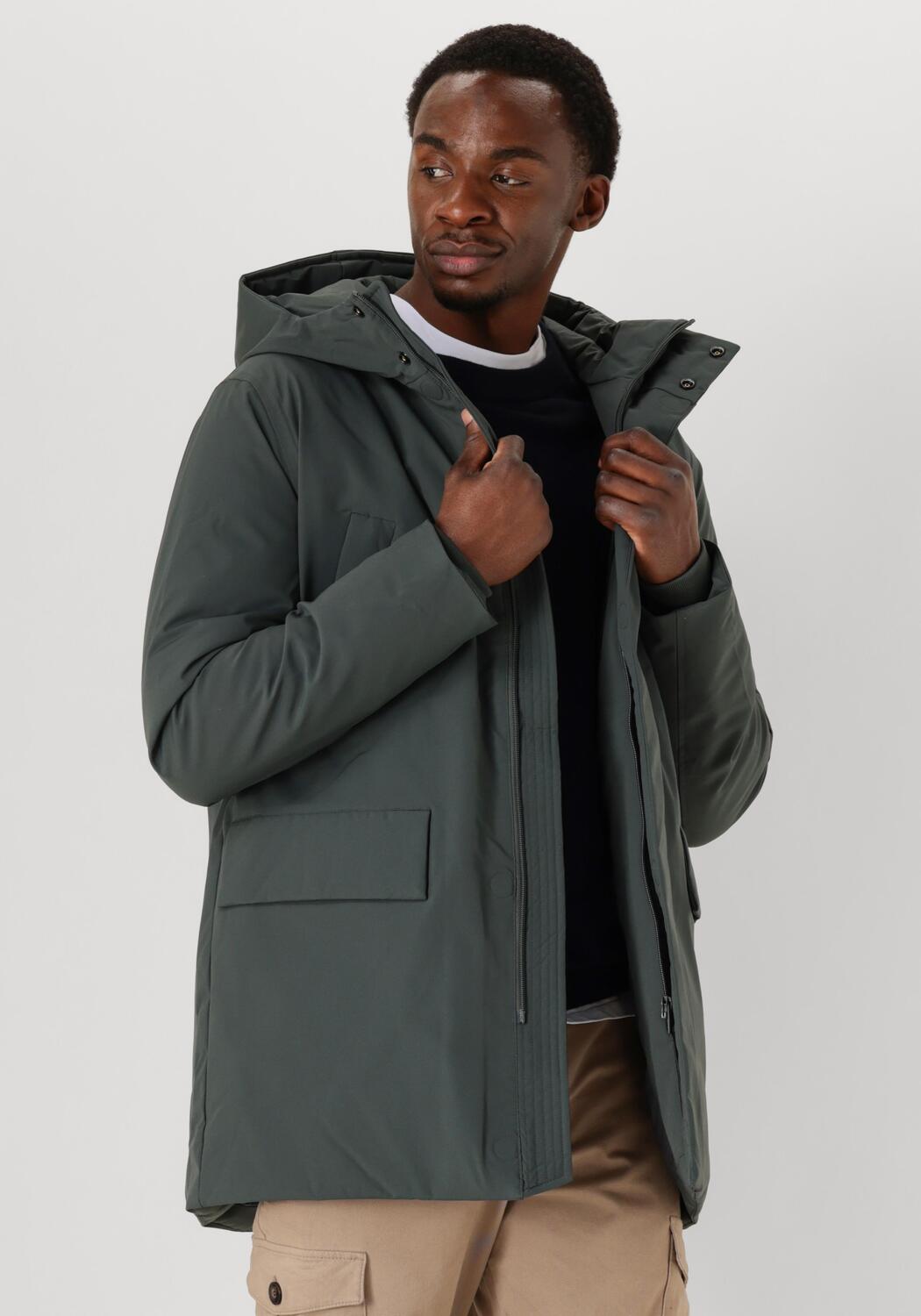 Donkergroene ELVINE Parka's LUCIUS | Omoda