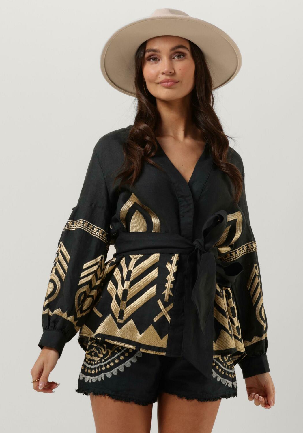 Zwarte GREEK ARCHAIC KORI Blouse 250059 | Omoda