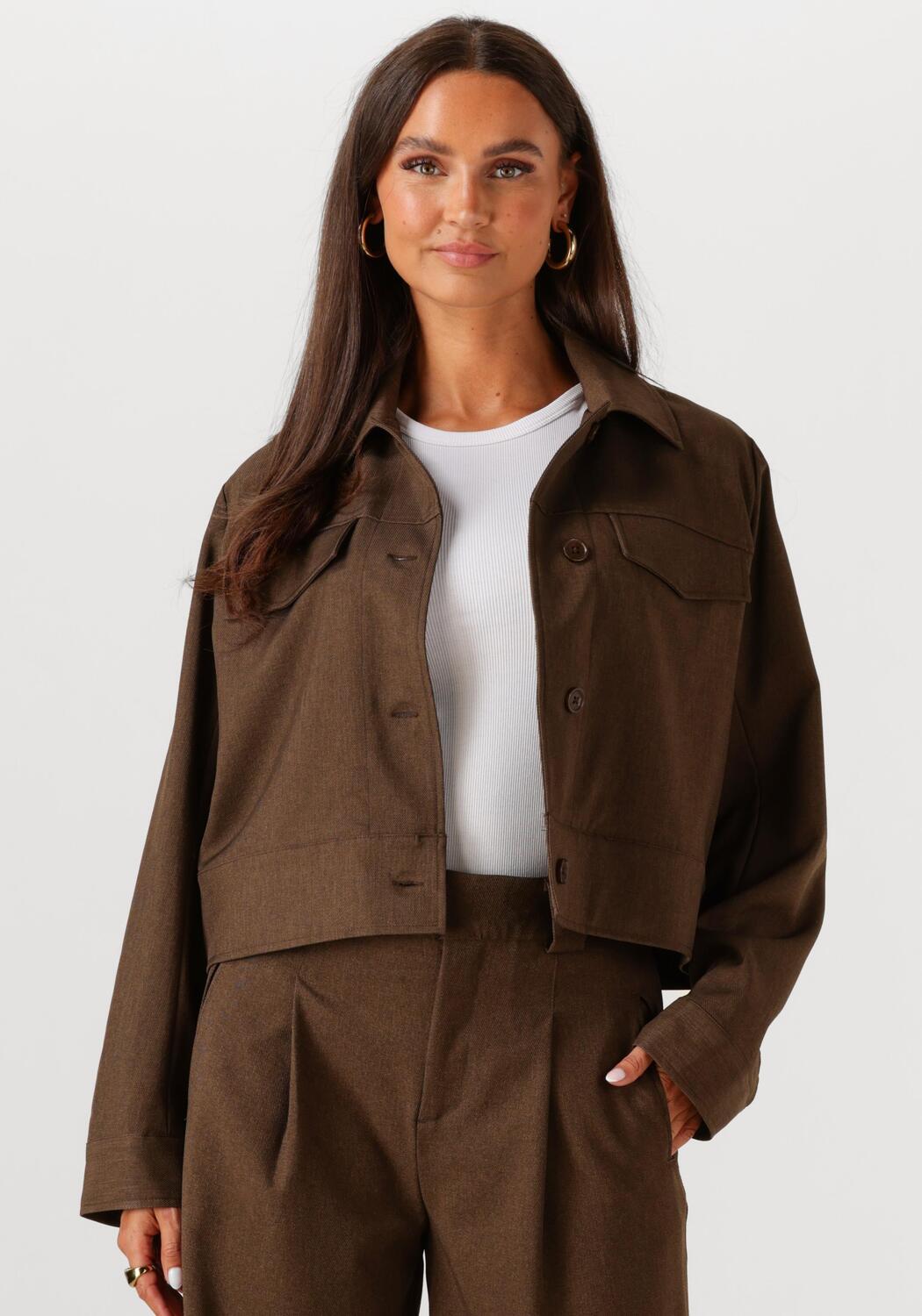 Bruine CIRCLE OF TRUST Jack FAITH JACKET | Omoda