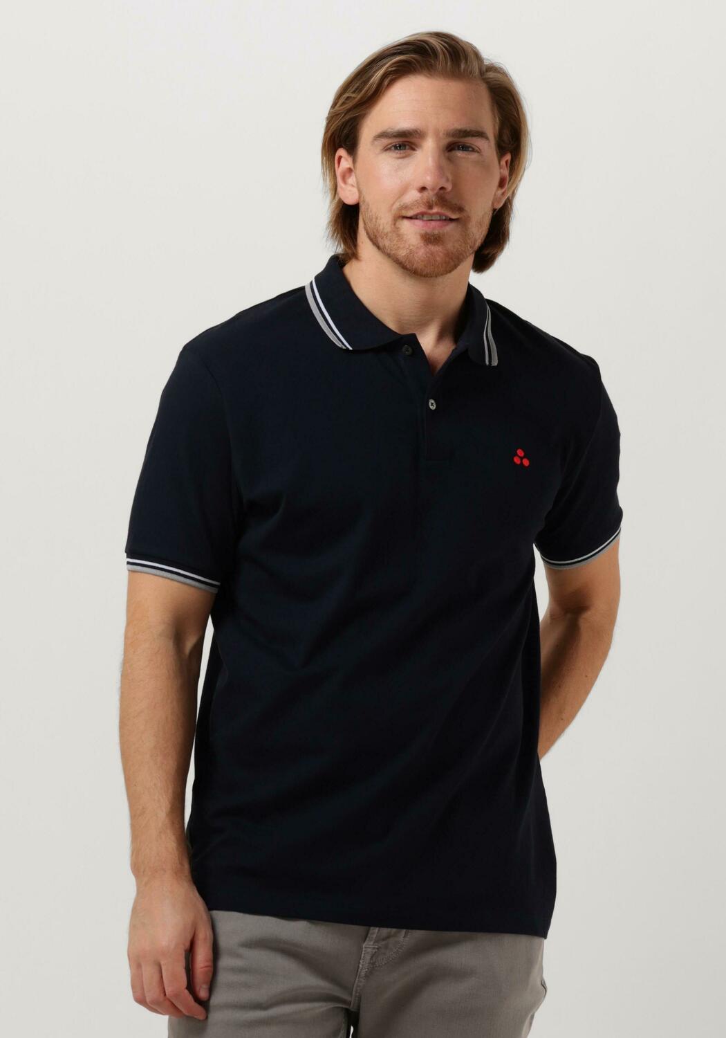Donkerblauwe PEUTEREY Polo NEW MEDINILLA STR | Omoda