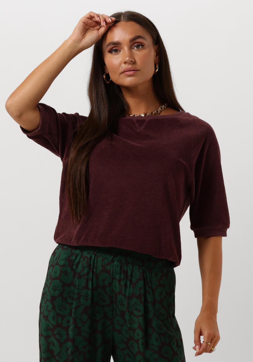 Bordeaux BY-BAR Top NEVA SLUB TOP | Omoda
