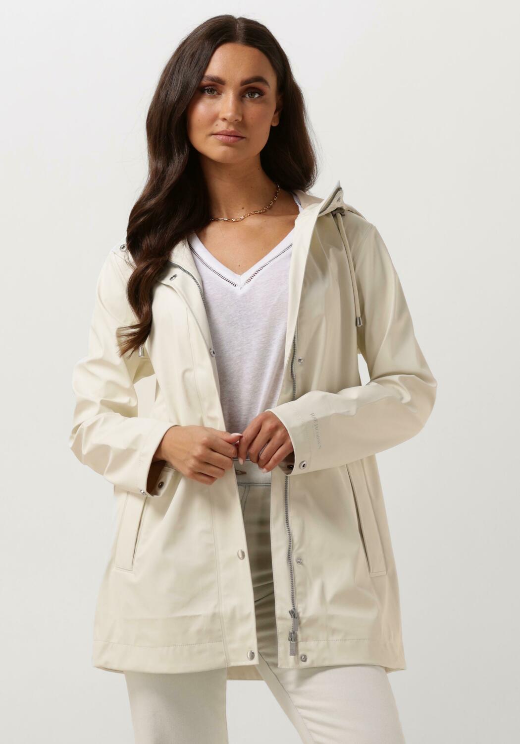 Beige ILSE JACOBSEN Regenjas RAIN 228 | Omoda