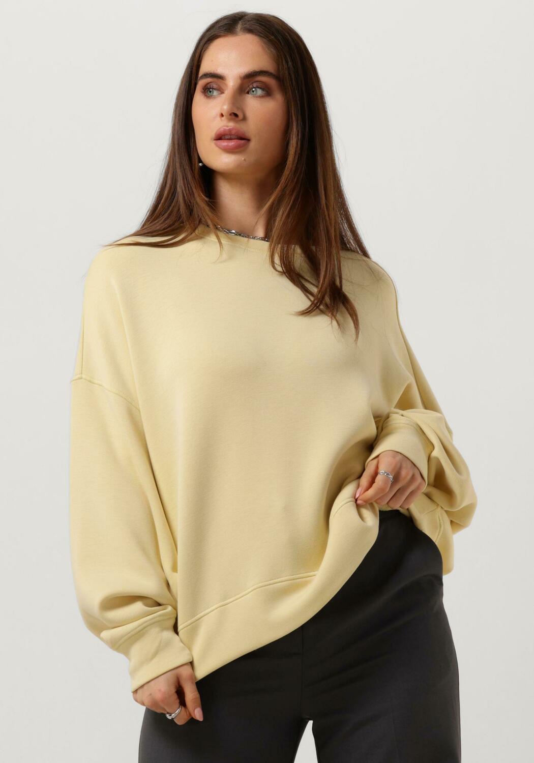 Butter yellow MSCH COPENHAGEN Sweater MSCHDALVINA IMA Q SWEATSHIRT | Omoda