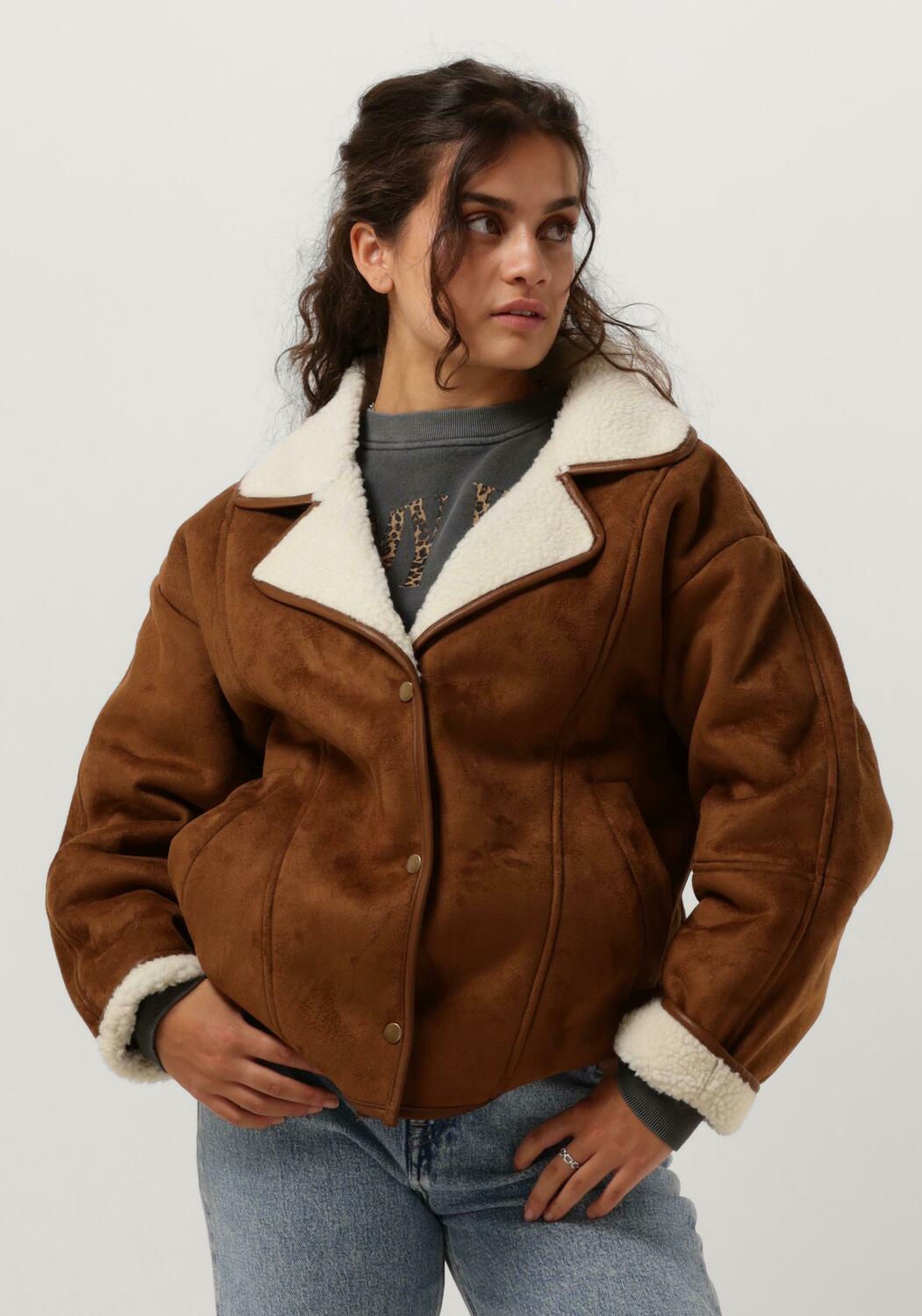 Bruine ANOTHER LABEL Jack CLARISSA JACKET | Omoda