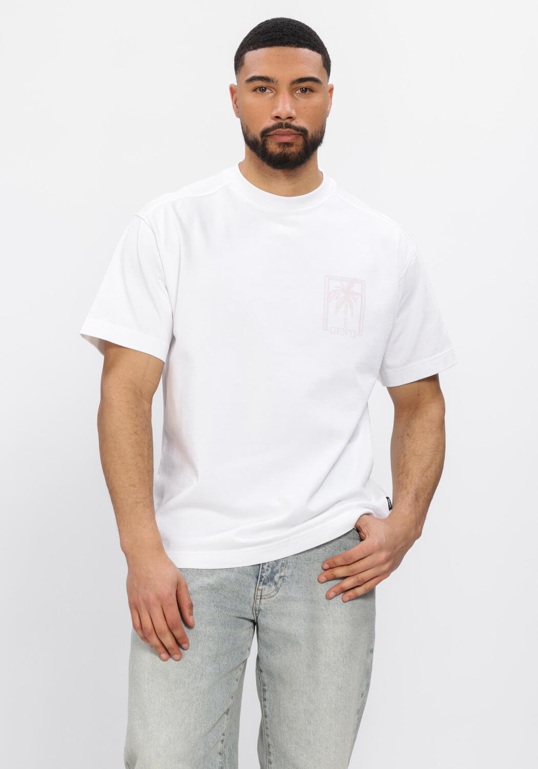 Witte GENTI T-shirt T-SHIRT SS 1226 | Omoda