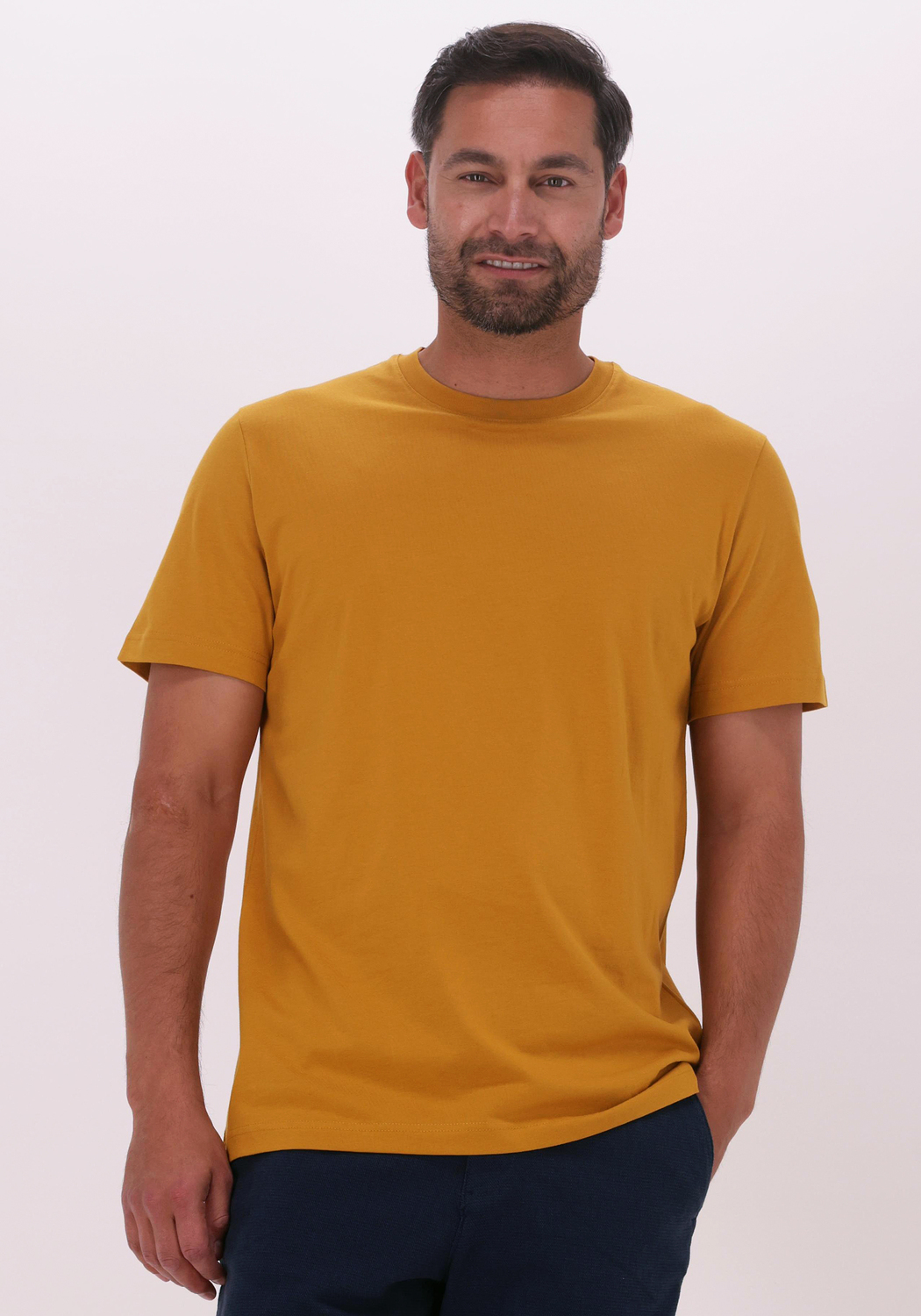 Oker SELECTED HOMME T-shirt NORMAN SS O-NECK TEE W NAW | Omoda