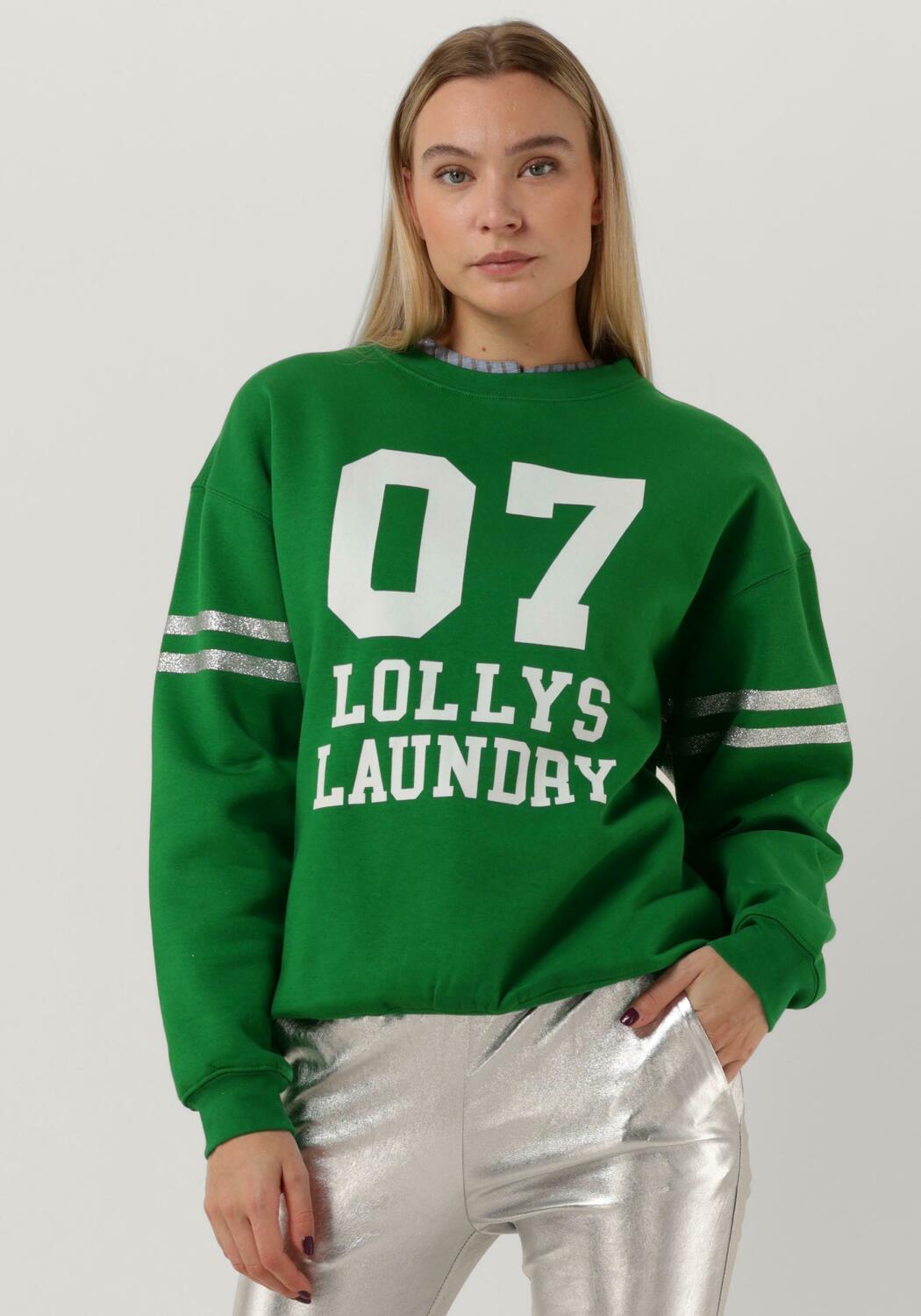 Groene LOLLYS LAUNDRY Sweater MADRID SWEAT | Omoda