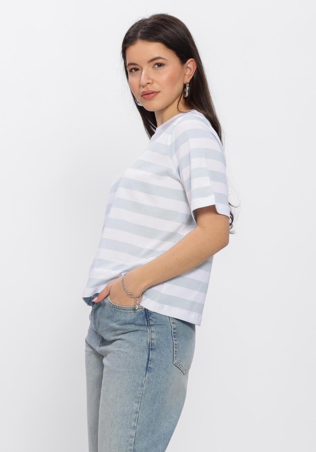 Witte EDITED T-shirt NOLA T-SHIRT | Omoda
