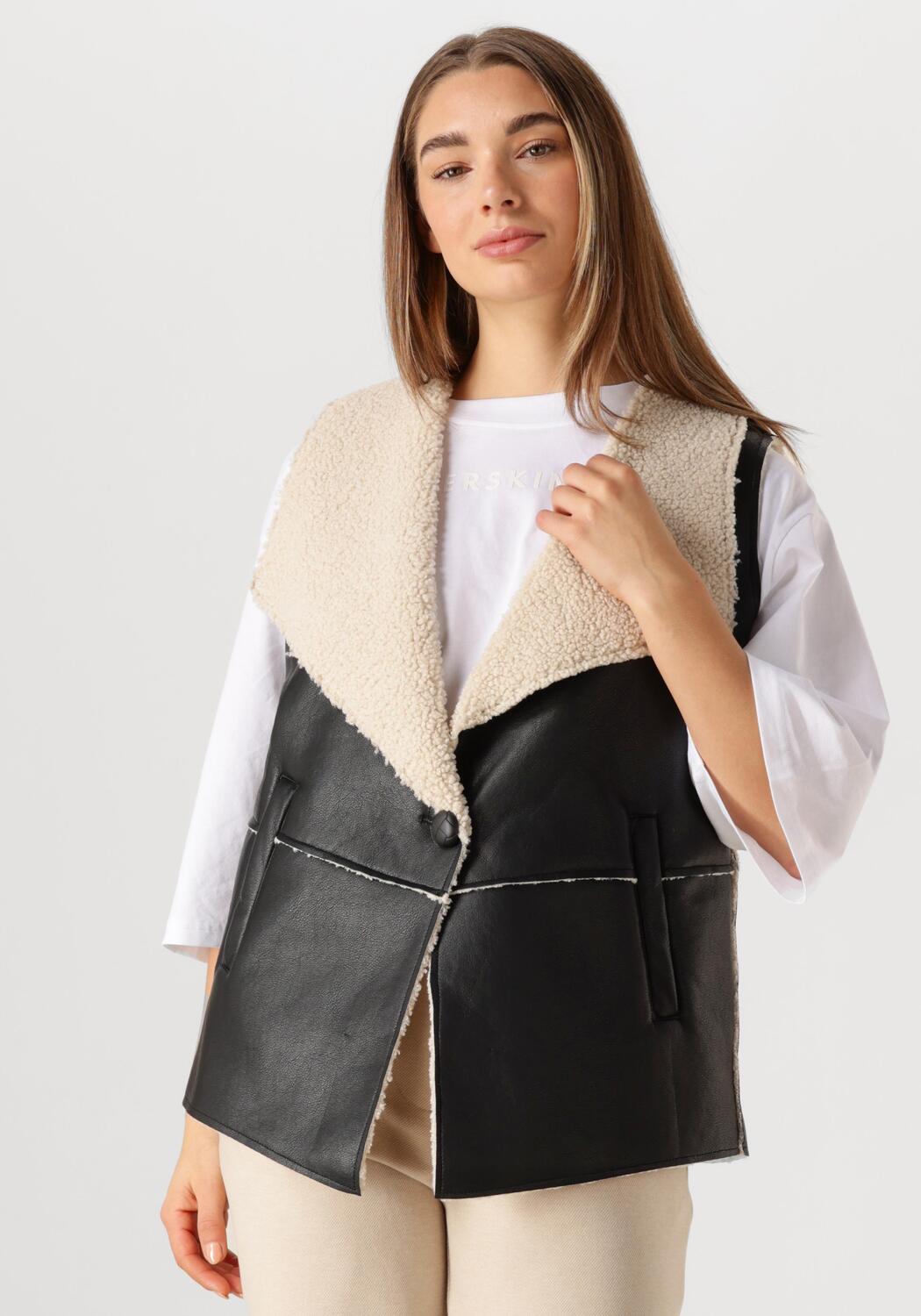 Zwarte AIMEE THE LABEL Gilet DENVER | Omoda