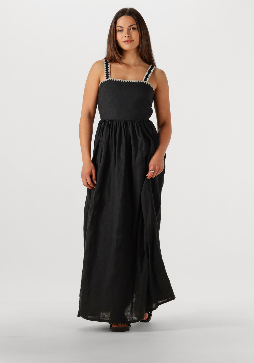 Zwarte MR MOOD Maxi jurk MRS ANA DRESS | Omoda