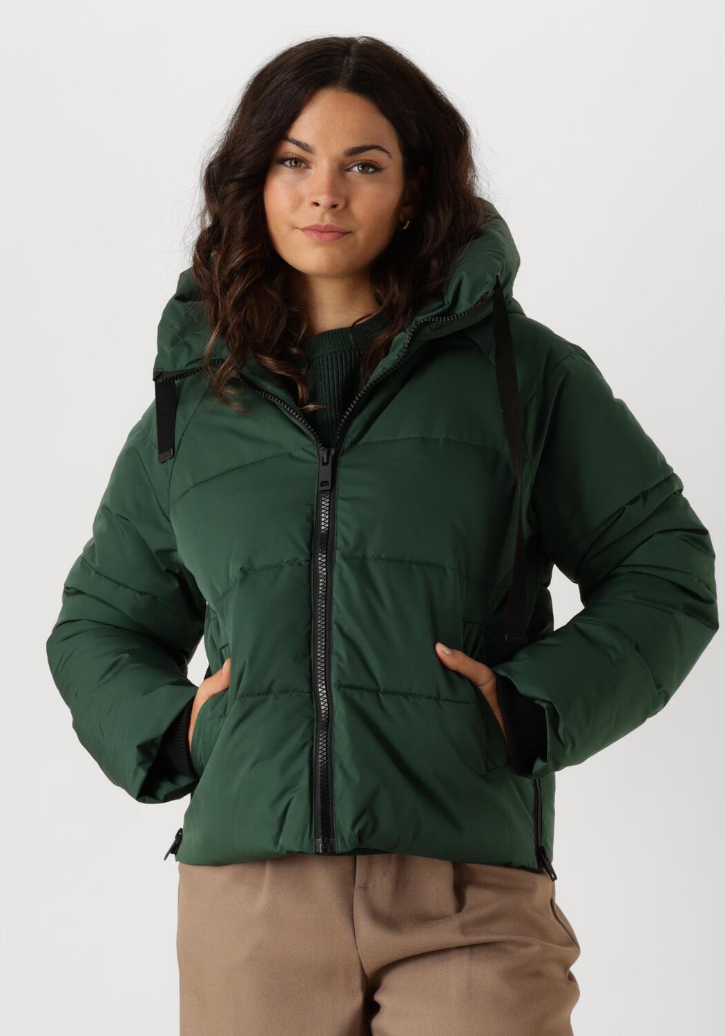 Groene MSCH COPENHAGEN Gewatteerde jas MSCHPAVINARIA SHORT JACKET | Omoda