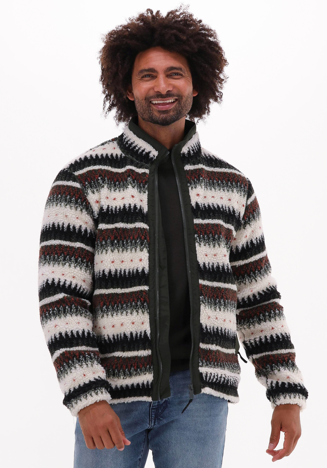 Zand SELECTED MEN Jack CHINOOK FLEECE JACKET | Omoda