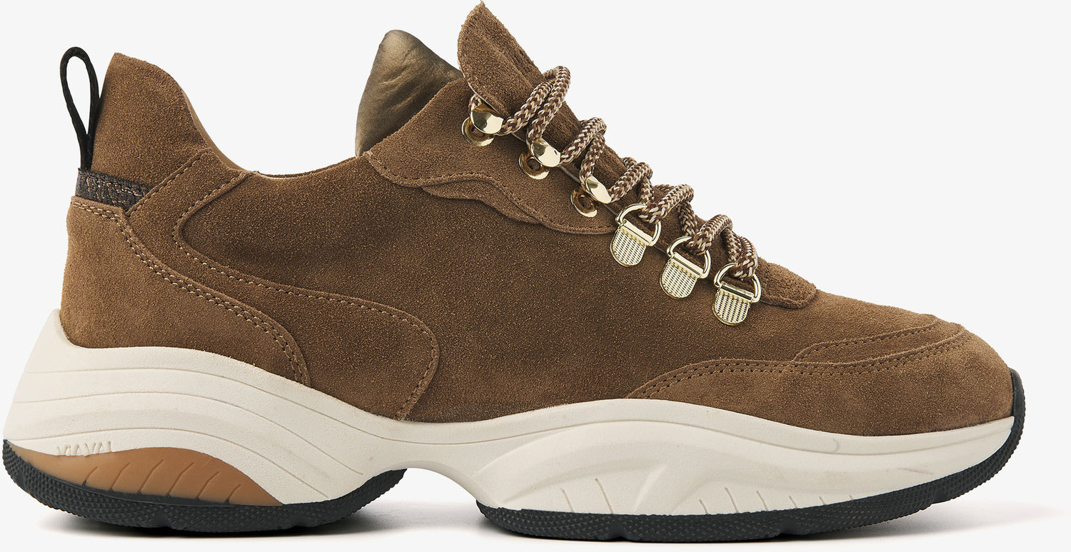 Bruine VIA VAI Lage sneakers PEPPER CLAY | Omoda