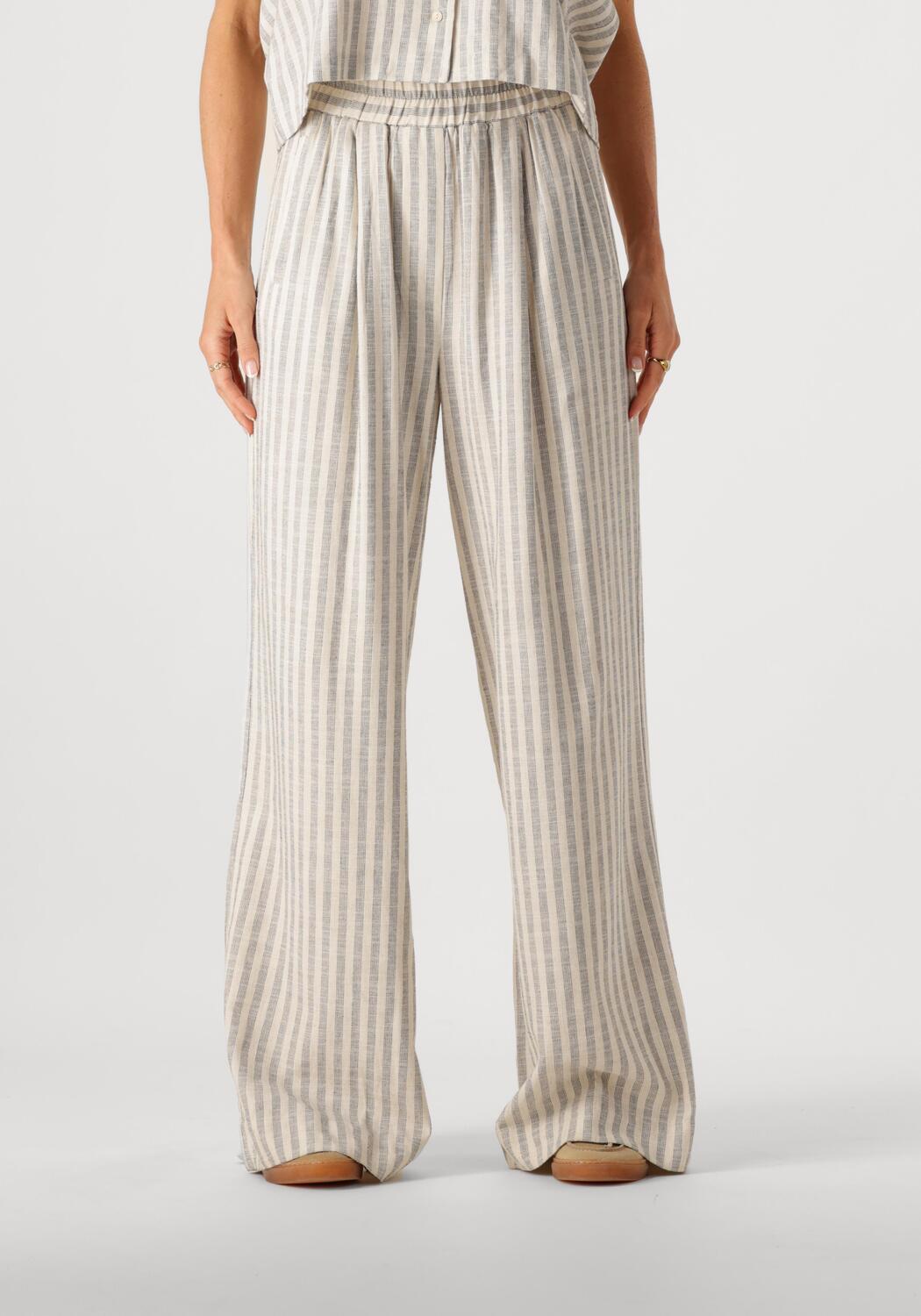 Gebroken wit BY-BAR Pantalon BENJI MARINE PANT | Omoda